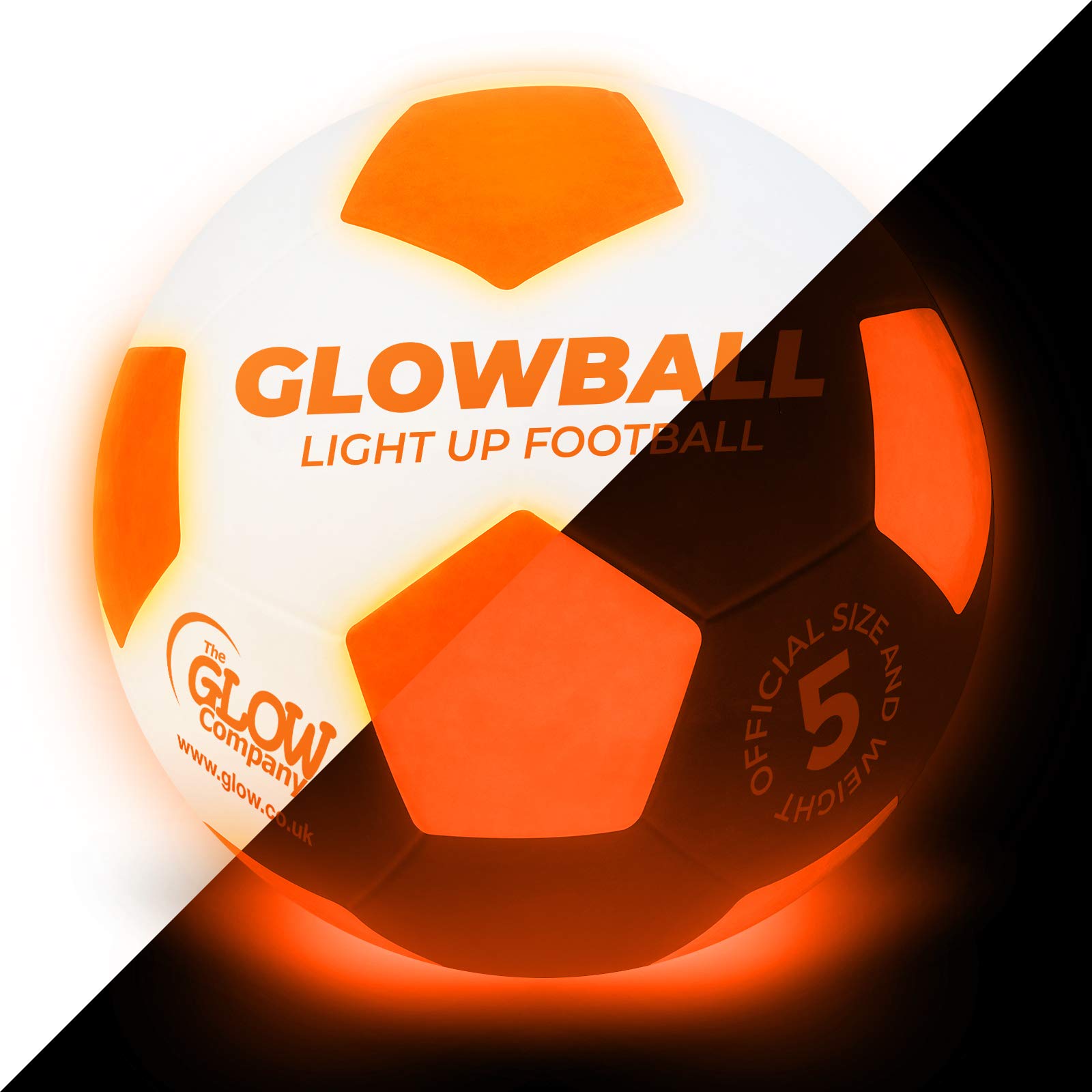 Light Up Football GlowBall : Amazon.co.uk: Sports & Outdoors