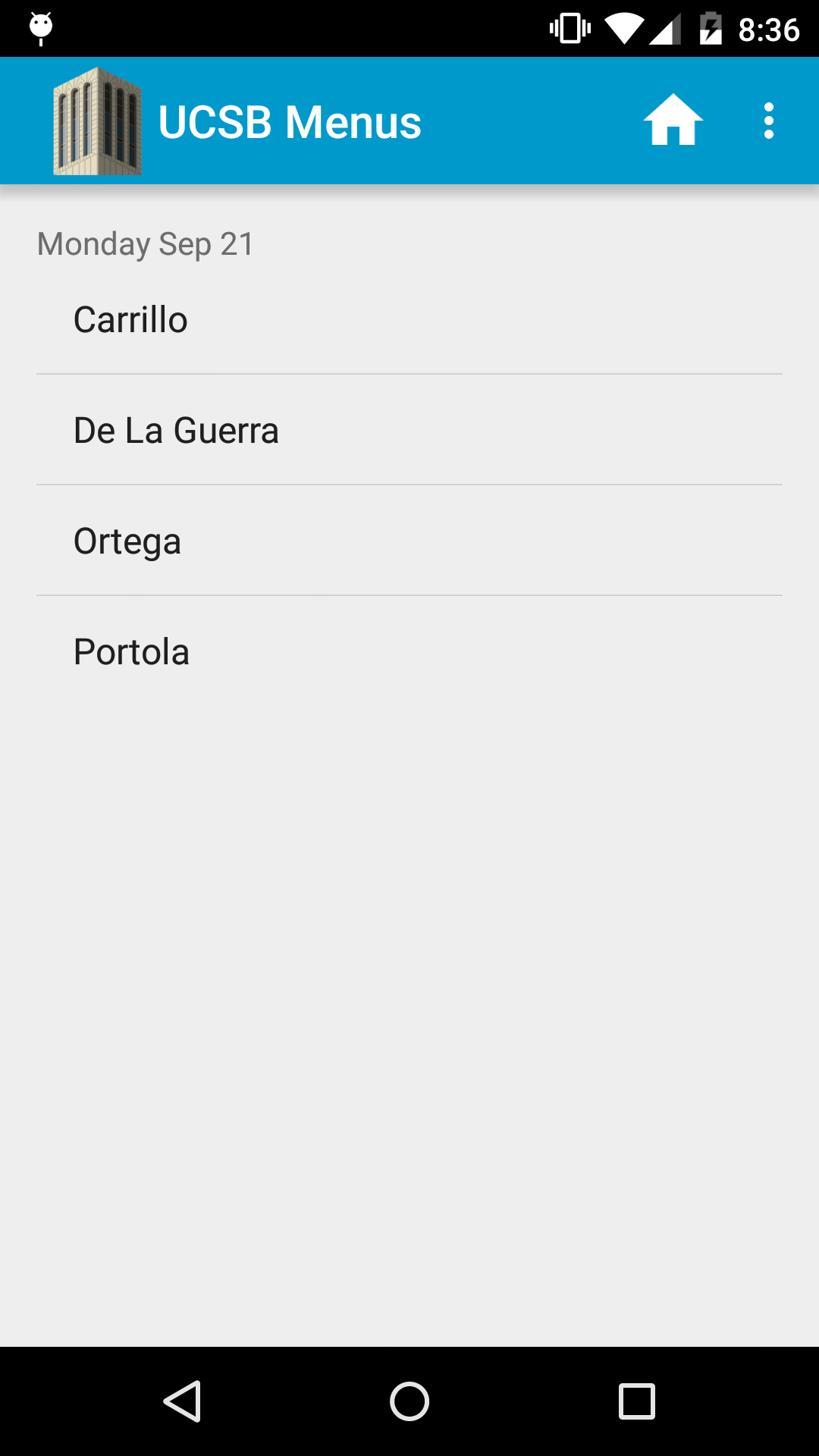 UCSB Dining Commons Menus - App on Amazon Appstore