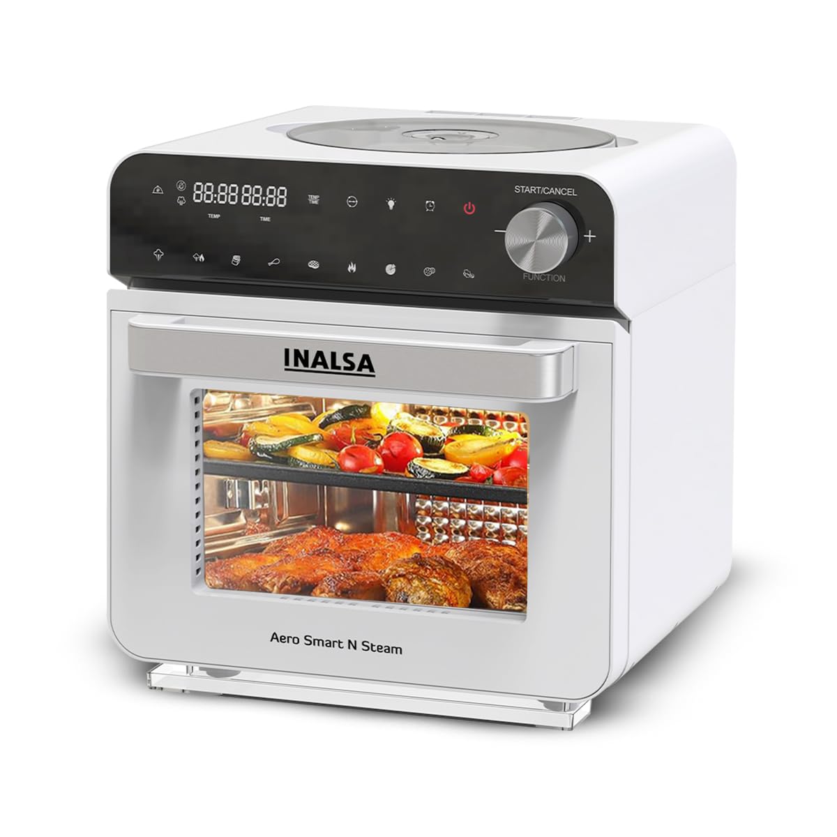 INALSA Air fryer,Oven,Steamer,Rotisserie,Convection|1700 W & 15 L|9 ...