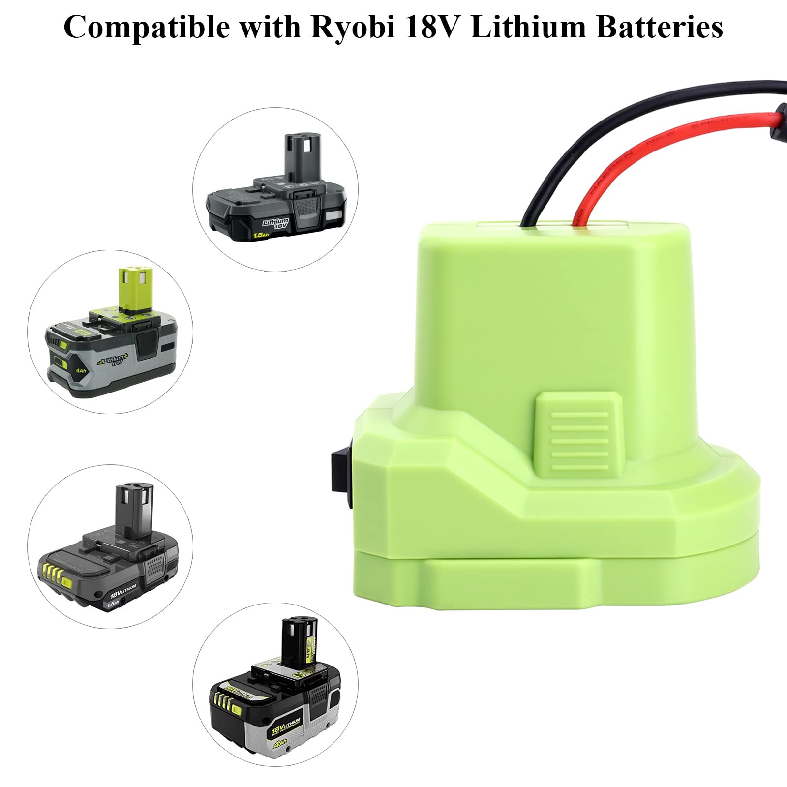 ELEFLY Power Wheel Adapter with Fuse & Wire Terminal, Compatible with ...