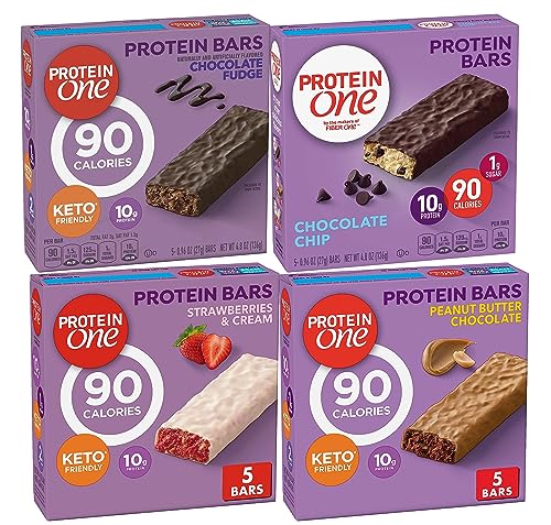 Snapklik.com : Protein One 90 Calorie Keto Friendly Bars Variety 4 Pack ...