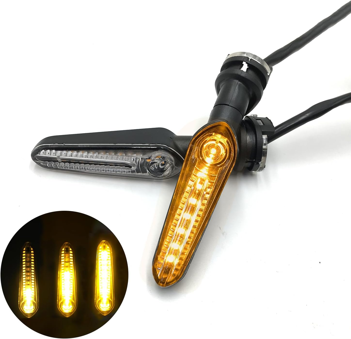 Amazon.com: VRWEARE Motorcycle Turn Signals LED Light Fit for YAMAHA MT ...