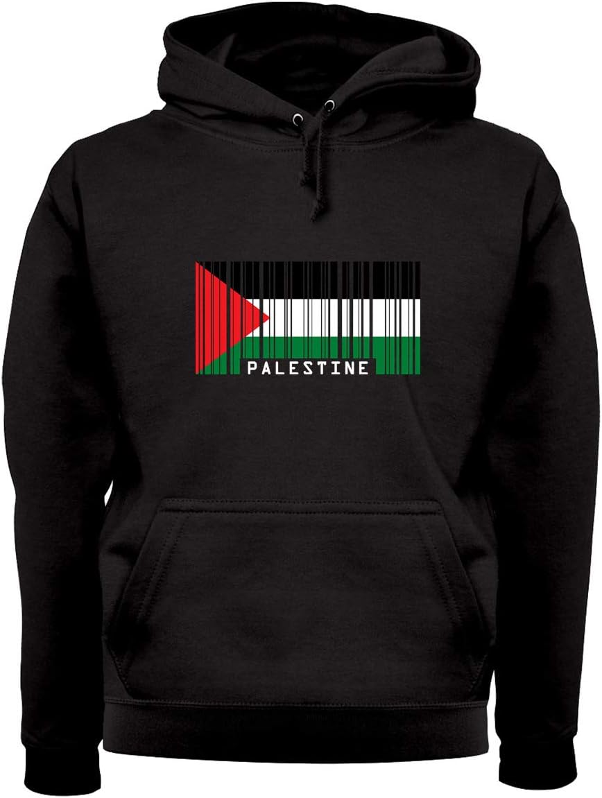 Amazon.com: Palestine Barcode Style Flag - Unisex Premium Hoodie/Hooded ...