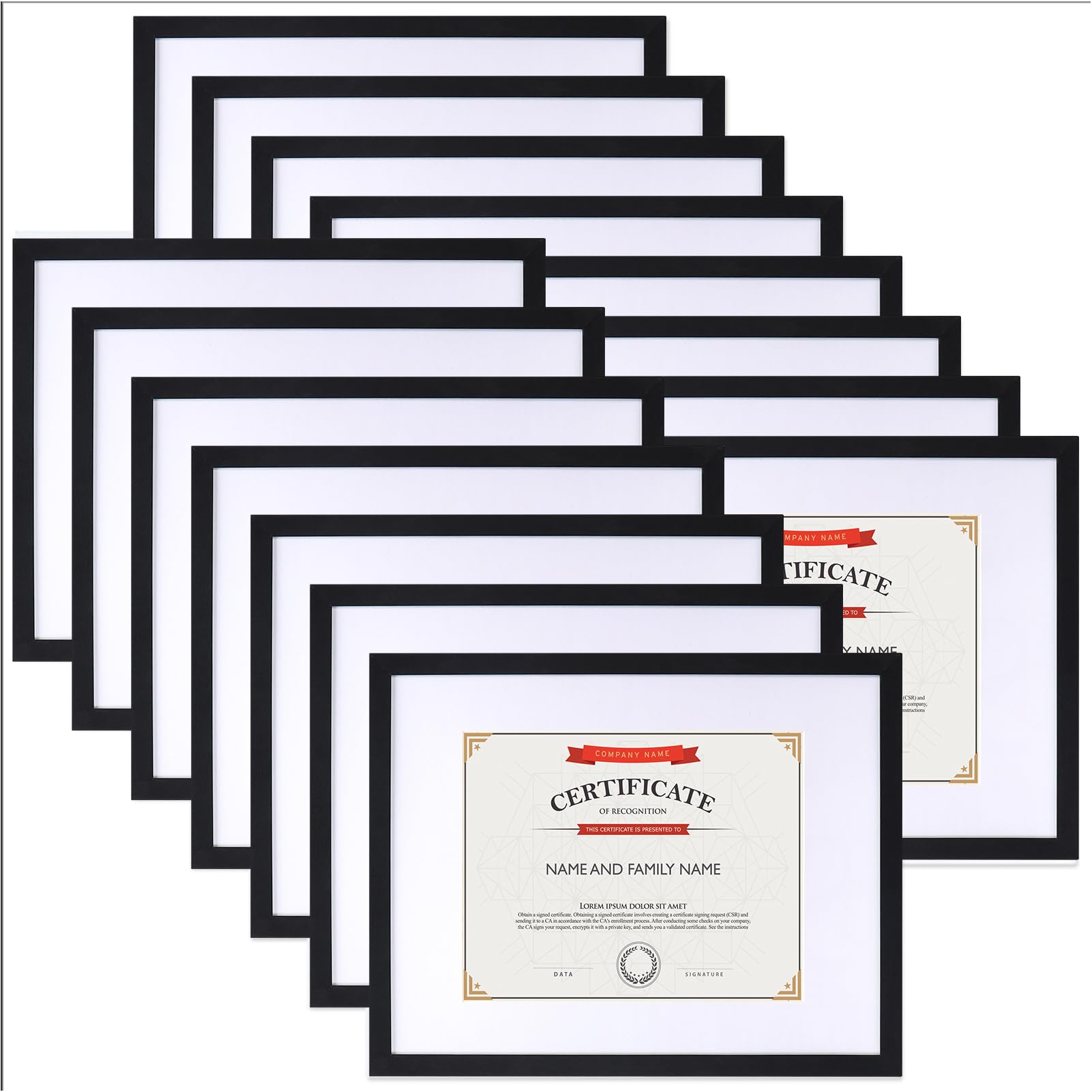 Amazon.com - Lyeasw 8.5x11 Picture Frame Black 15 Pack, Display 8.5x11 ...