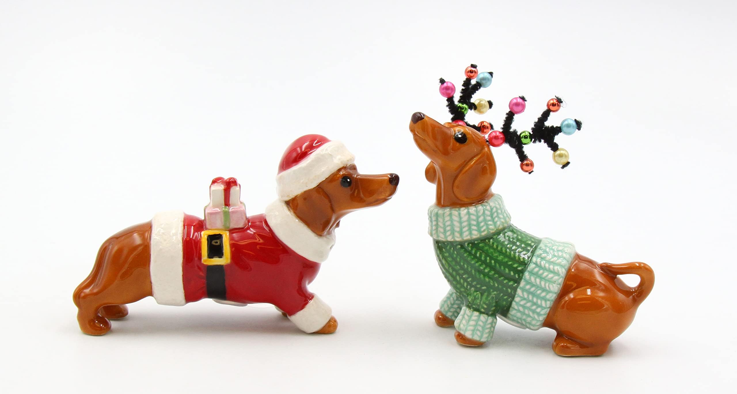 Amazon.com: Pacific Giftware Happy Hot Dogs Daschund Salt and Pepper ...
