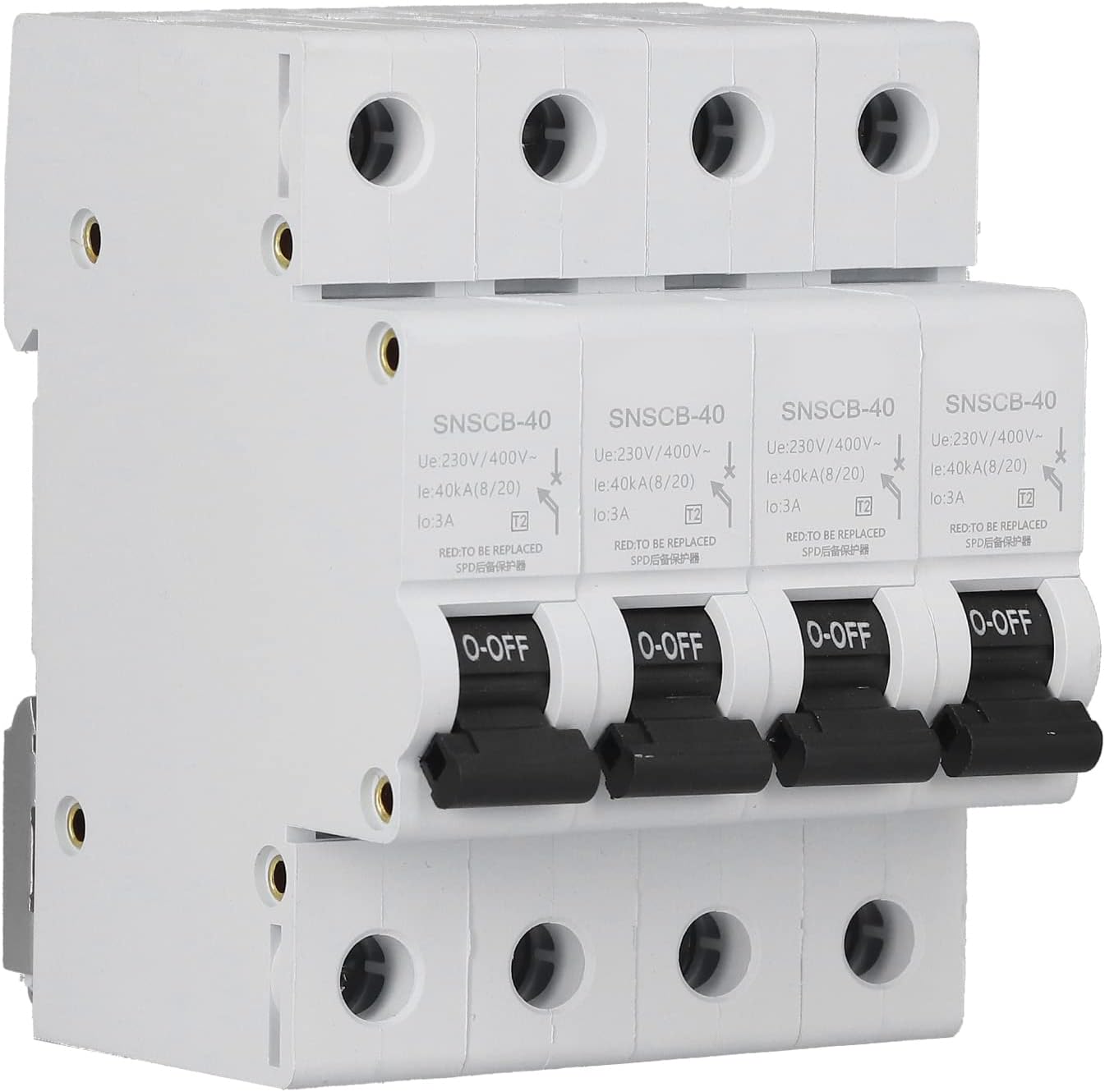 Spannungsschutzschalter, SCB 4P 40KA 230V-400V Niederspannungsschutz Air Switch ...