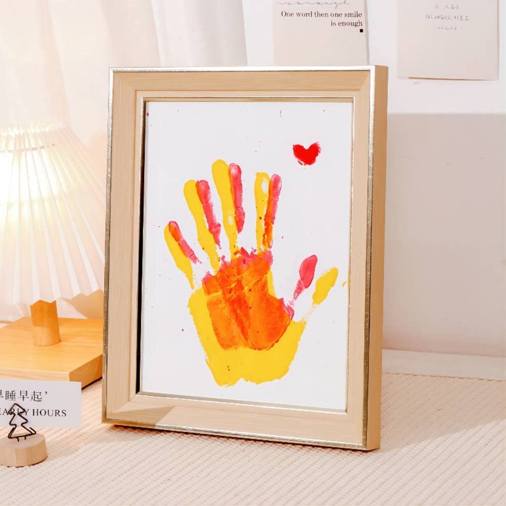 Handprint painting diy couple baby pet centenary color graffiti ...