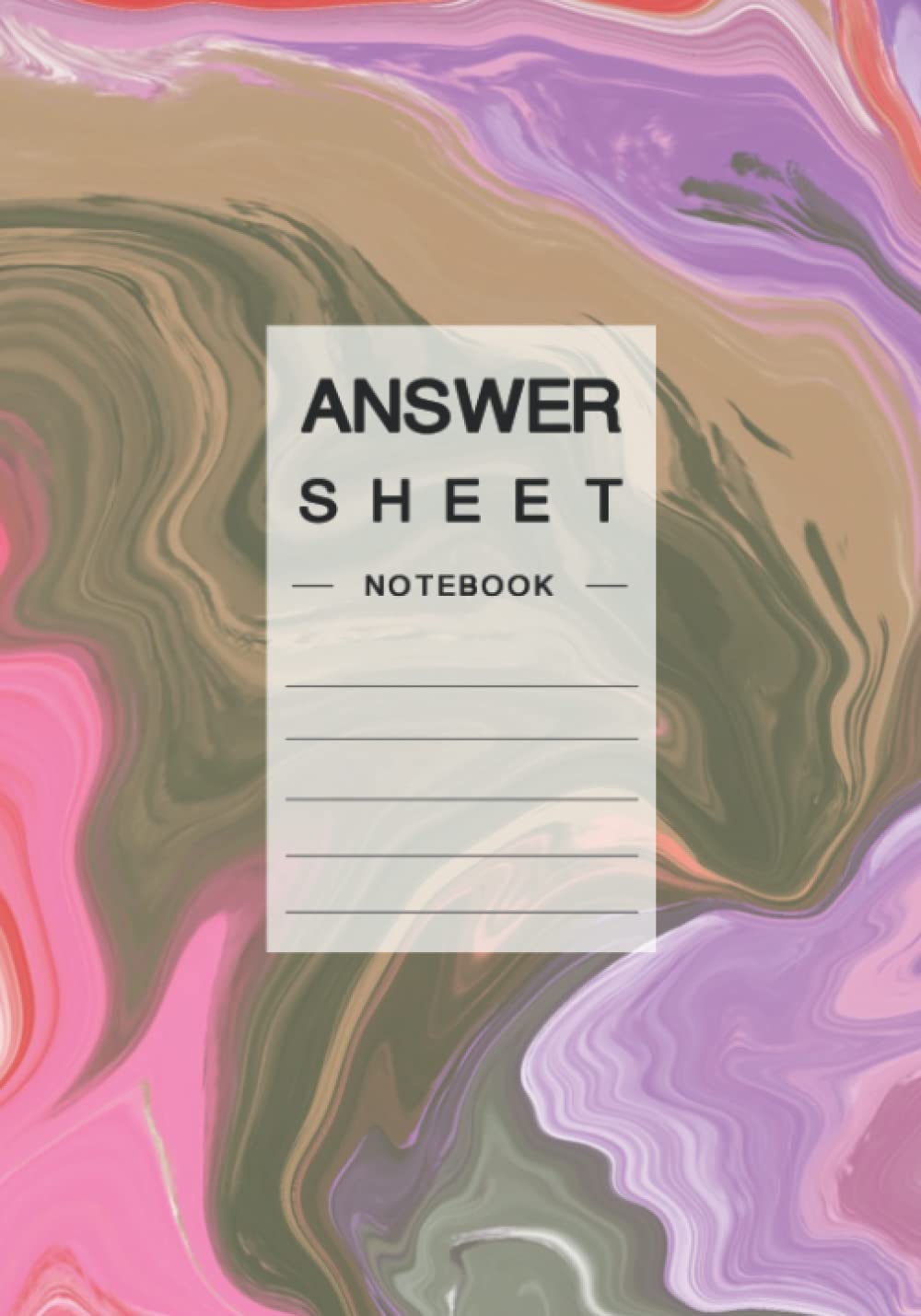 Answer Sheet Notebook 120 Question Answer Sheet Answer Sheet Exam ...