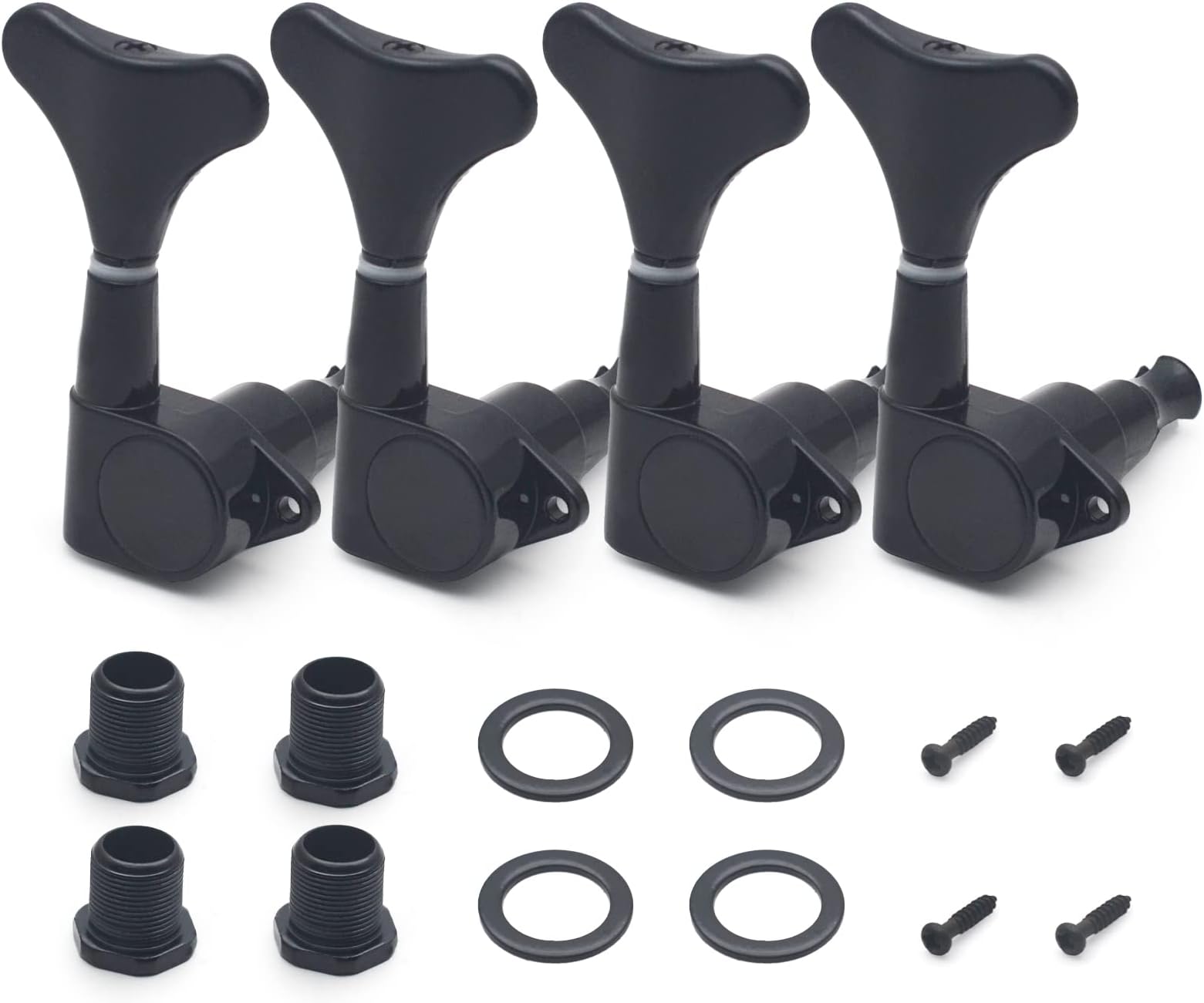 Amazon.com: MAXCHEER 4R Electric Bass Guitar Sealed Tuning Pegs Tuners ...