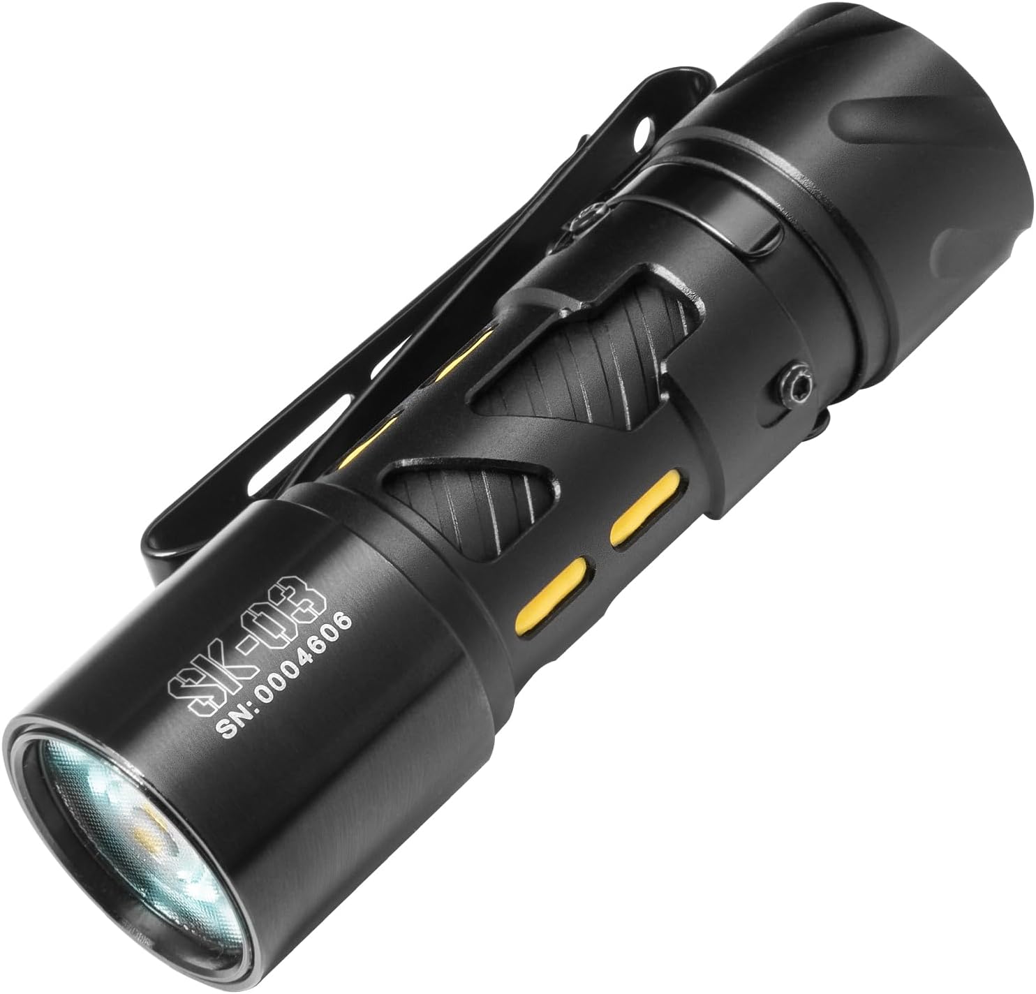 LOOP GEAR SK03 LED Rechargeable Flashlight, AA Rechargeable EDC ...