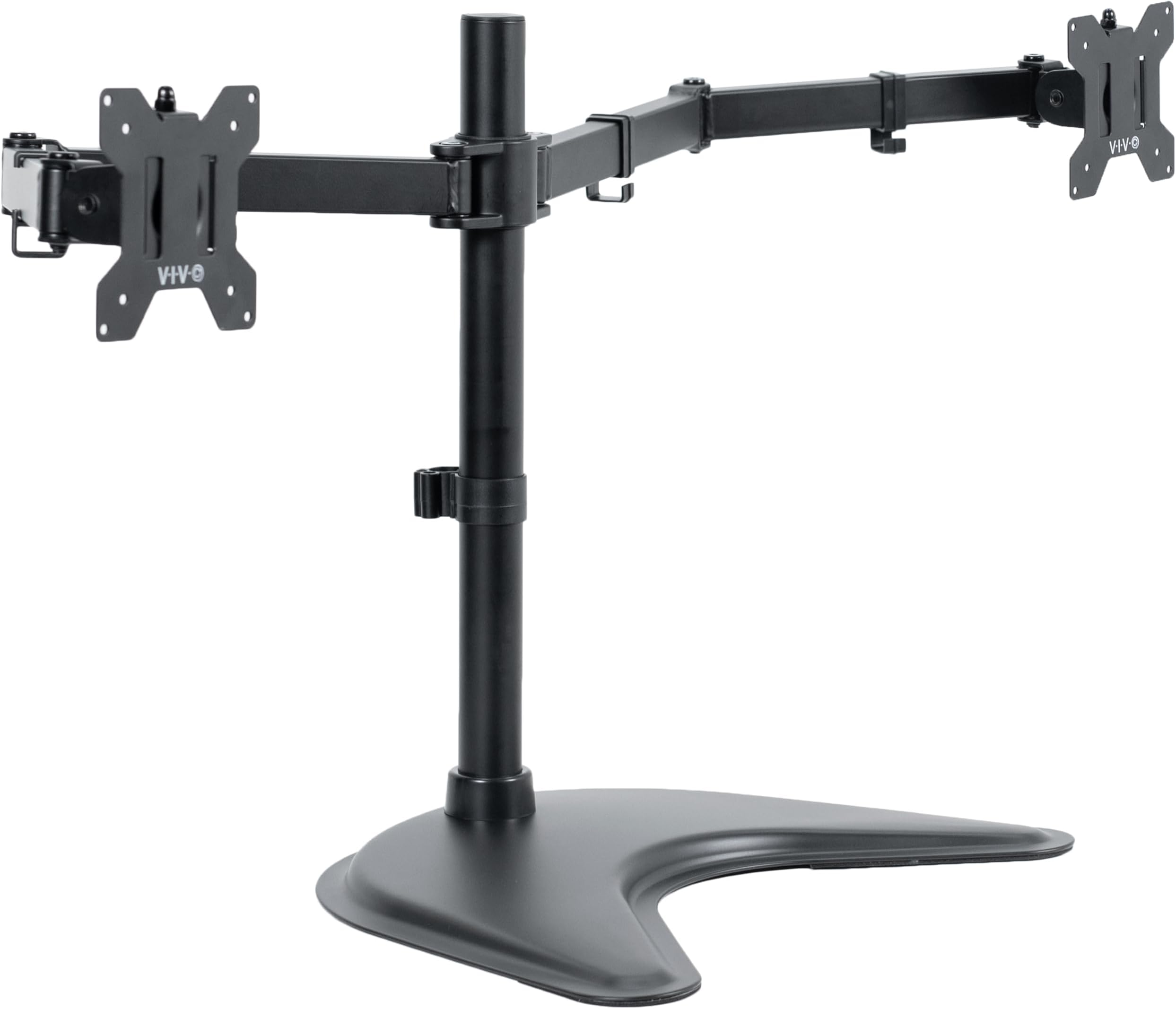 Amazon.com: VIVO Dual Ultrawide Monitor Mount, Free-Standing Desk Stand ...