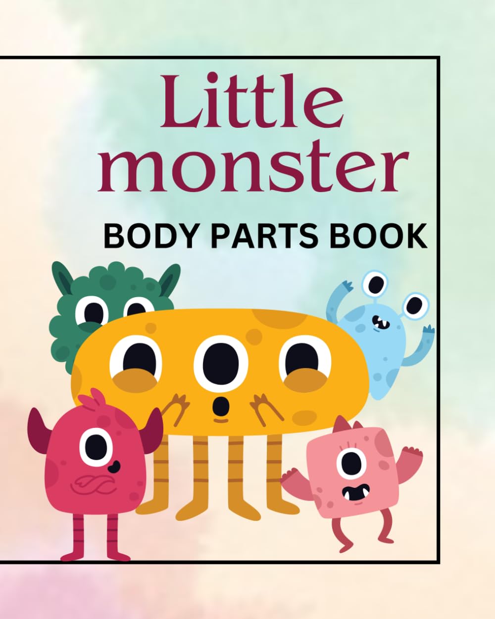 Little monster body parts book (kids activities counting fun book ...