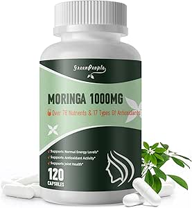 Amazon.com: GREENPEOPLE Liposome Moringa Capsules 1000mg - 10X Absorption 7- in -1 Pure Moringa ...