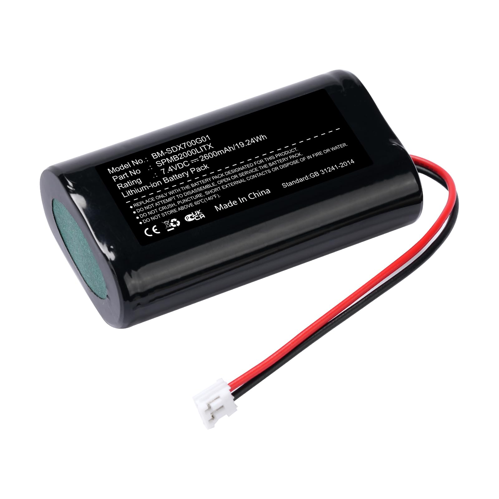 7 4v Spmb2000litx Battery Replacement For Spektrum Dx7s Dx8 Dx9 ...