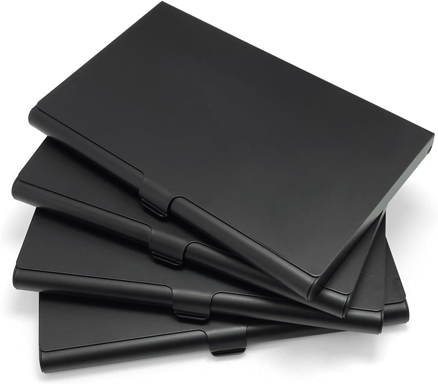 Amazon.com : 4 Pack Professional Business Card Holder Case Slim ...