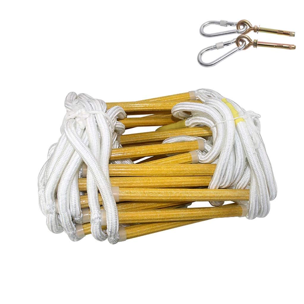 Buy Fire Escape Rope Ladder - Flame Resistant Emergency Fire Safety ...