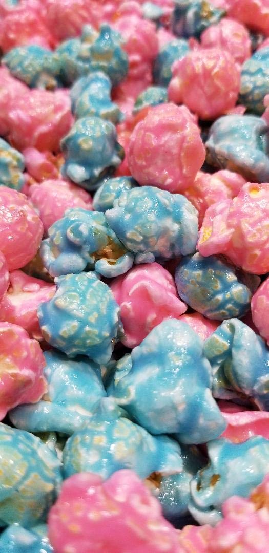 Amazon.com: Pink & Blue Gourmet Popcorn | Cotton Candy Flavor, Non-GMO ...