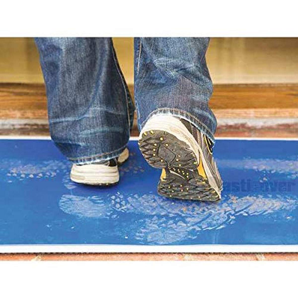 Plasticover Sticky Mats/Cleanroom Tacky Mats, 24" X 36", Blue (Pack of ...