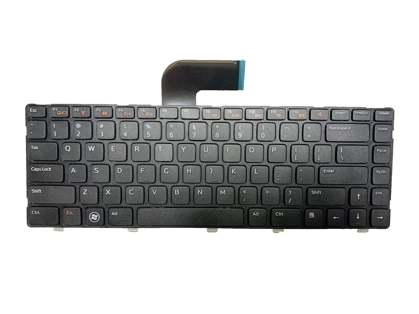 Rangale Laptop Keyboard with Frame no-Backlit for Dell Vostro 1440 1445 ...