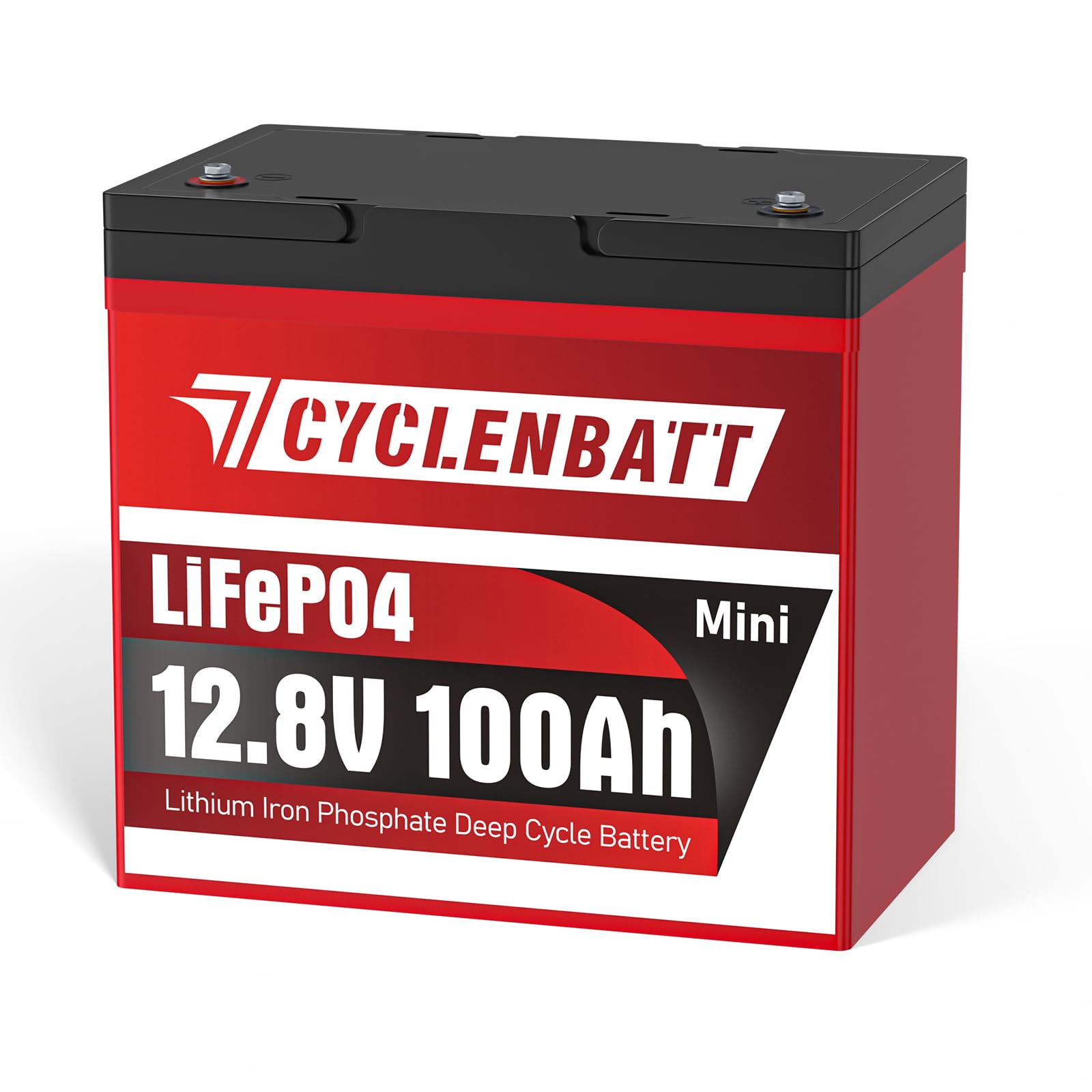 Amazon.com: CYCLENBATT 12V 100Ah Mini Lithium Battery, 15000 Cycles 12V ...