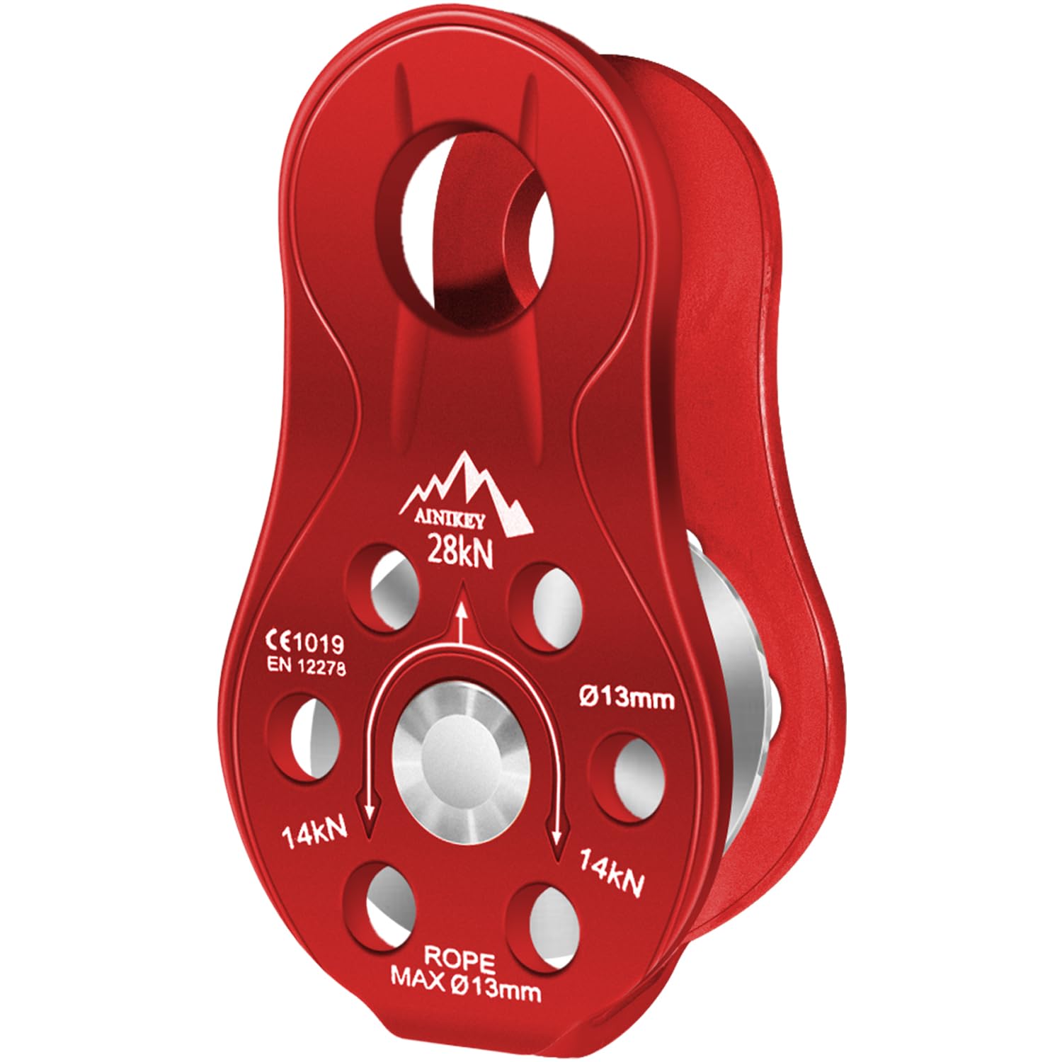 Amazon.com: AINIKEY Fixed Plate Micro Pulley, 28KN CE Certified General ...