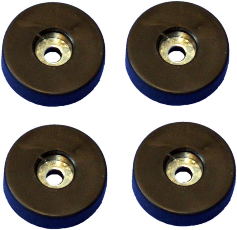 AllMetalParts 4 Cabinet Rubber Feet 38mm X 10mm [PC] : Amazon.co.uk ...