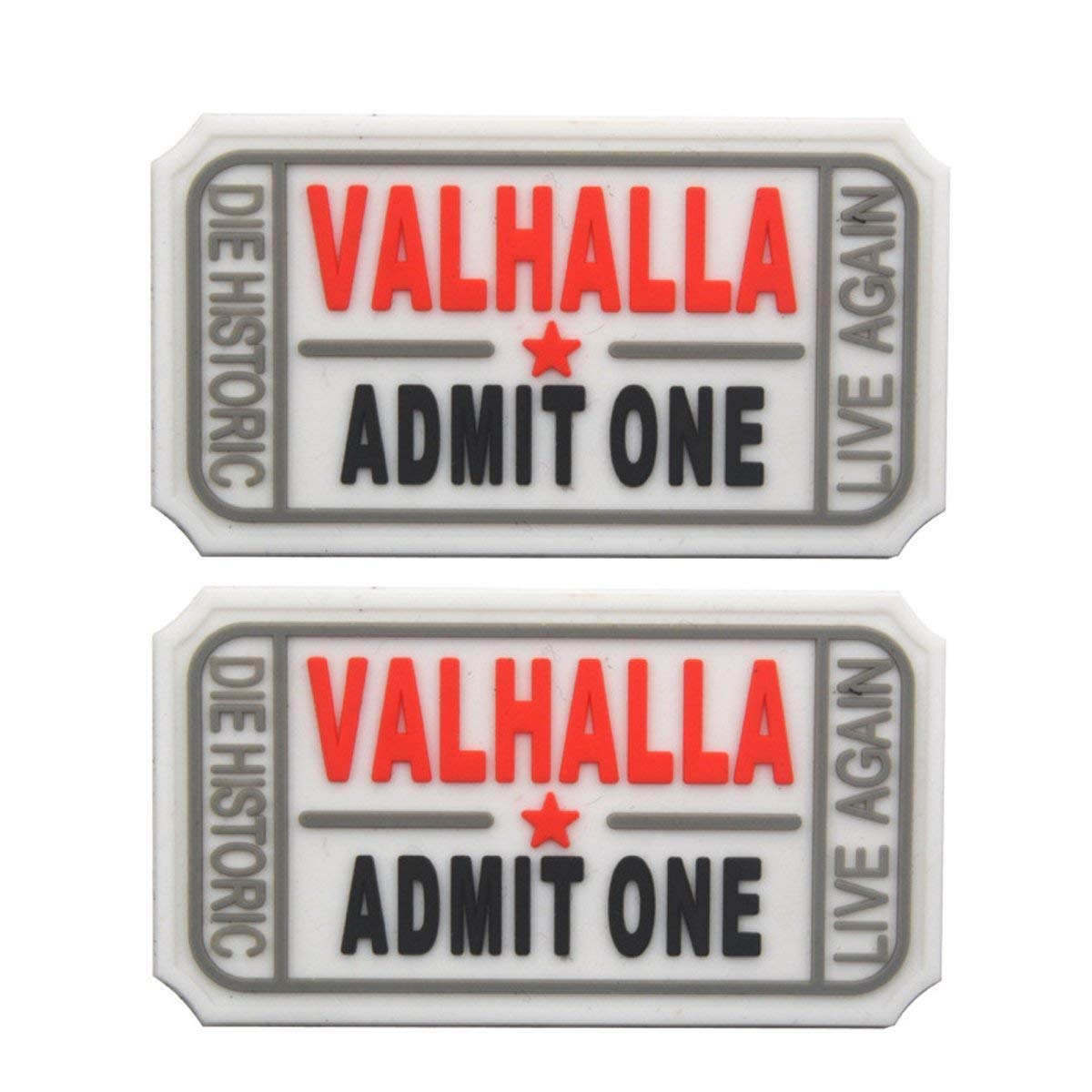 Homiego Ticket to Valhalla Admit One Die Historic Live Again Tactical ...