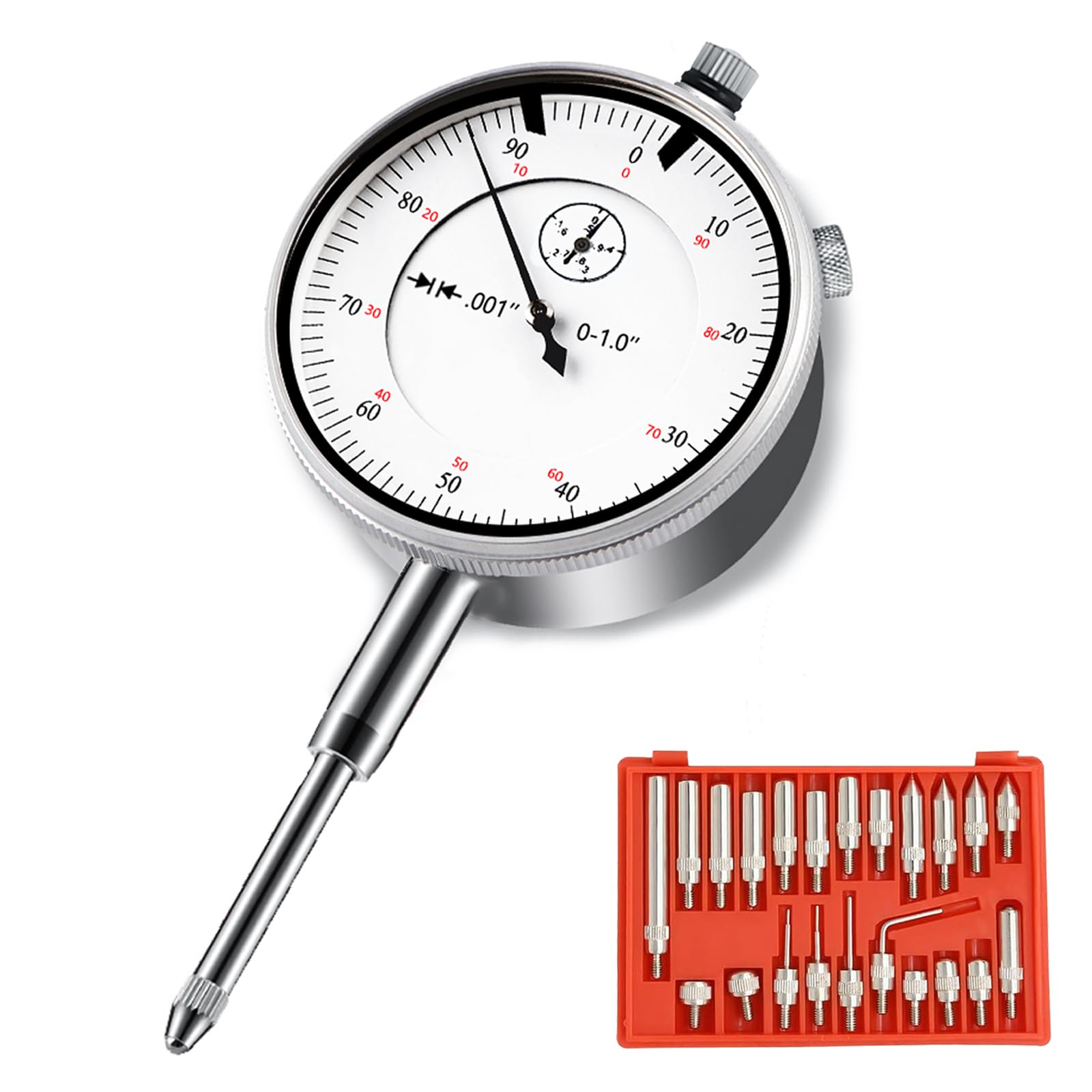 Dial Indicator, 0-1" Measuring Range, Magnetic Dial Indicator ...
