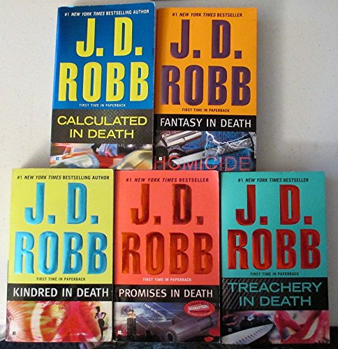 J. D. Robb 5 Book "In Death" set (Calculated, Kindred, Promises ...