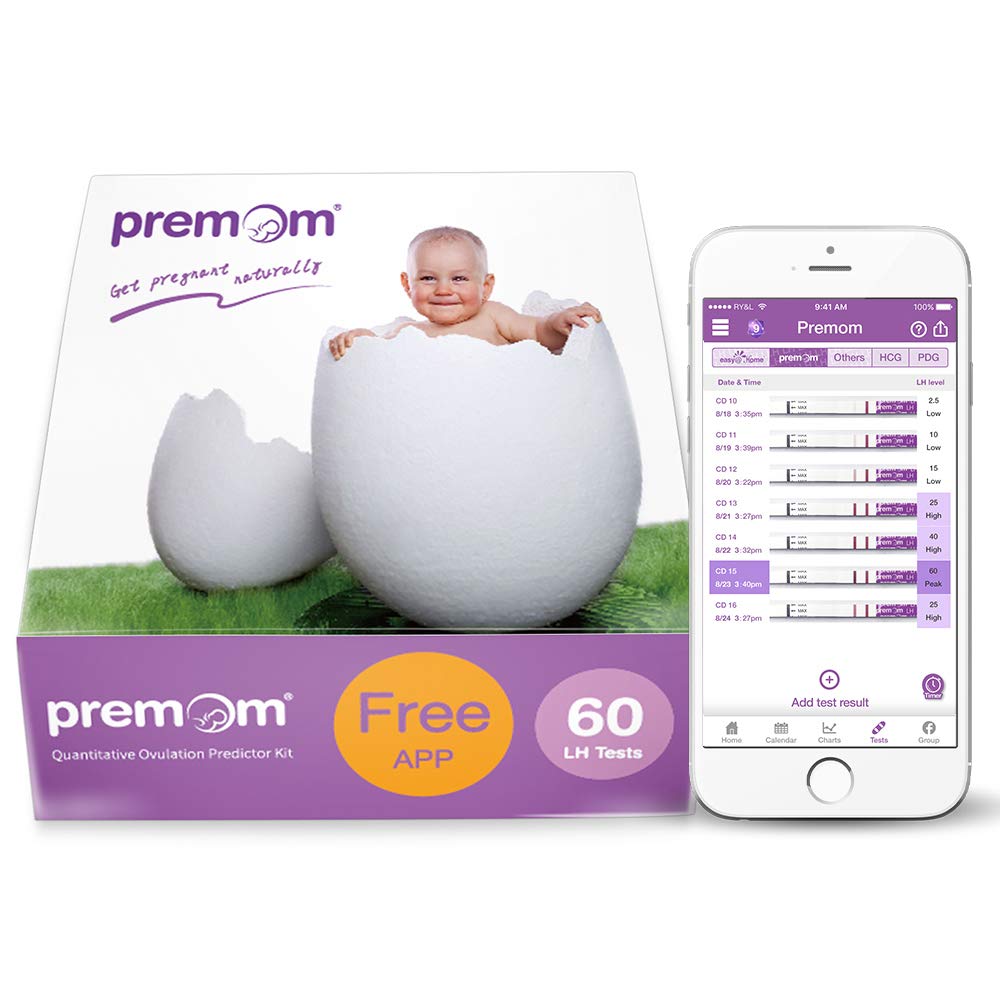 Premom Quantitative Ovulation Test Strips Numerical Ovulation Predictor ...