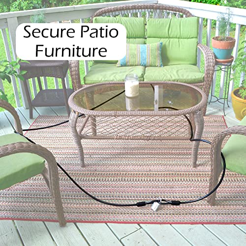 Snapklik.com : Lumintrail 12mm (1/2 Inch) Heavy-Duty Security Cable ...