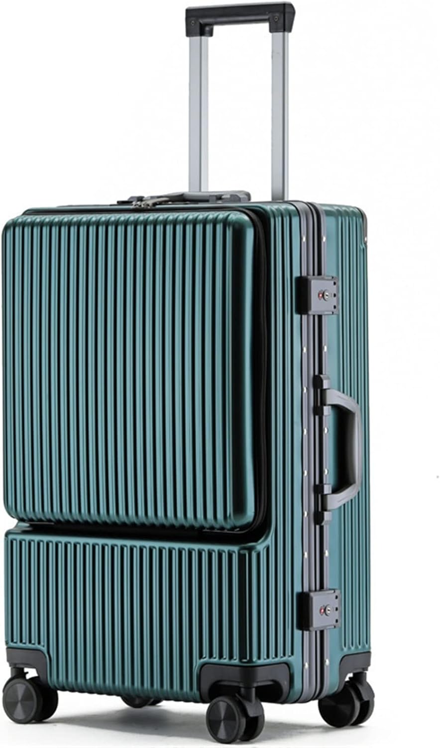 Amazon.com: BEXU Suitcase Front Open Business Boarding Suitcase ...