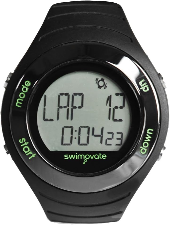 Swimovate Poolmate Live Lap Counter Swim Watch with Vibrating Alarm ...