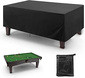 Amazon.com: AkiiGer Pool Table Cover 7ft/8ft, Waterproof Sunscreen ...