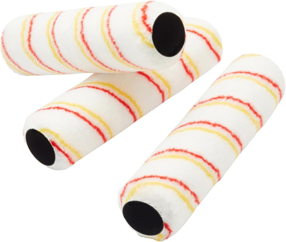 Fit For The Job Triple Pack 9 inch Medium Pile Paint Roller for DIY ...