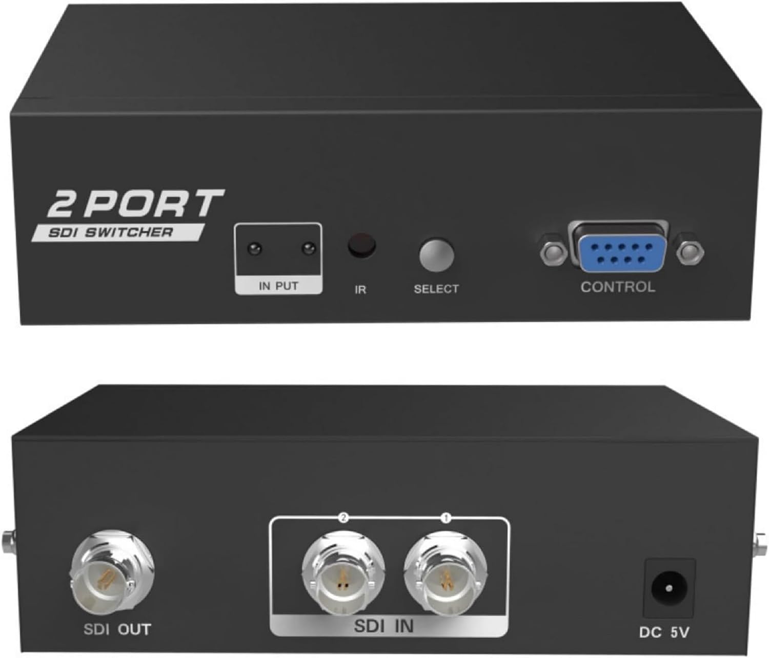 Amazon.com: 2 Port 3G SD HD SDI Switcher Sharer 2 in 1 Out with RS232 ...