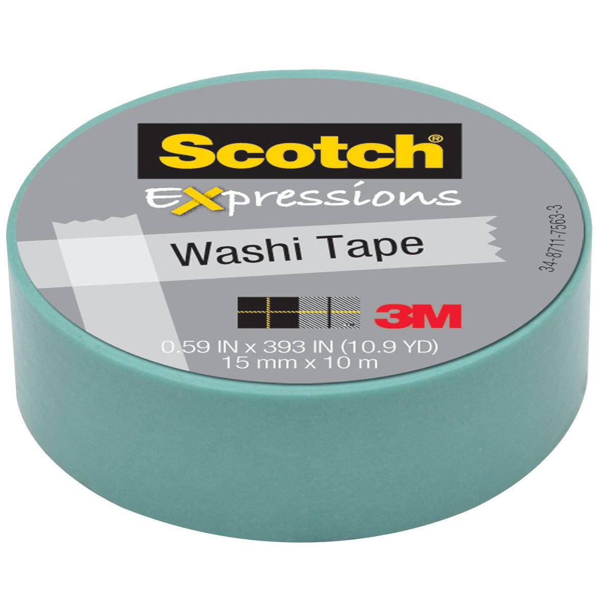 Amazon.com : Scotch Expressions Washi Tape, .59-Inches x 393-Inches ...