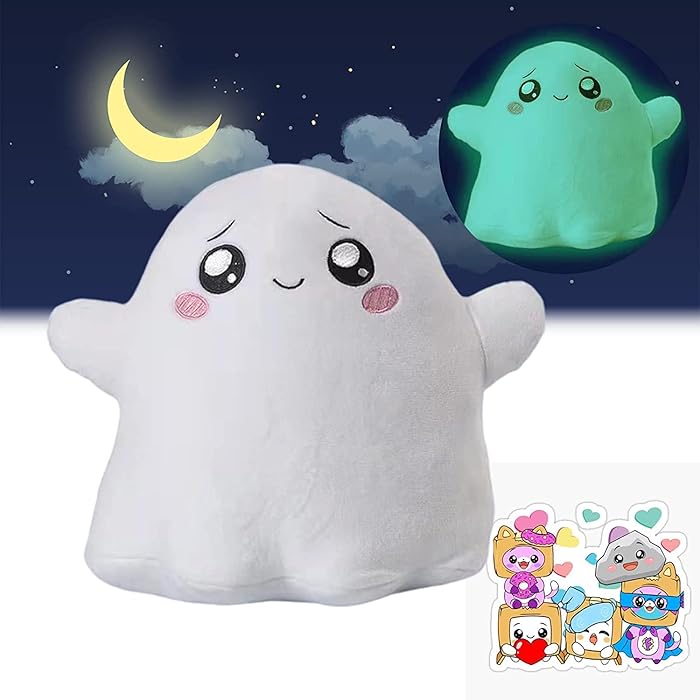Buy Tadina Lankybox Plush Glow in the Dark Foxy Plush Boxy Rocky Ghosty ...