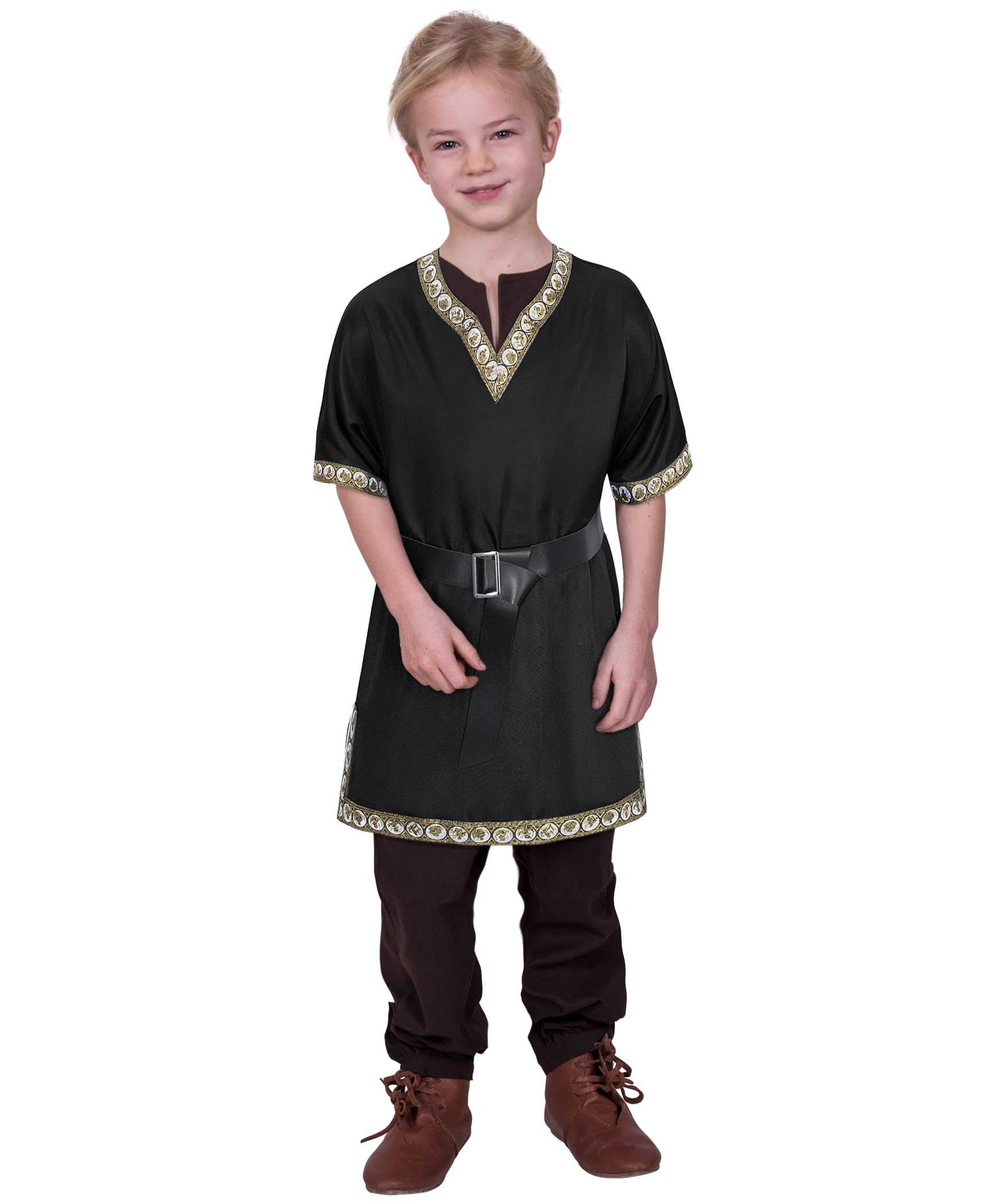Snapklik.com : Kids Medieval Costume Boys Viking Tunic Knight Warrior ...