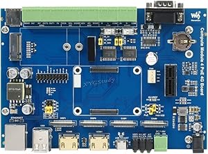 Amazon.com: for Raspberry Pi Compute Module 4 IO Board Support PoE Ethernet Global 5G/4G/3G/2G ...
