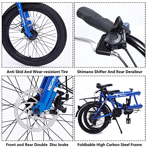 petolovty Tandem Bike – City Tandem Folding Bicycle, Foldable Tandem ...