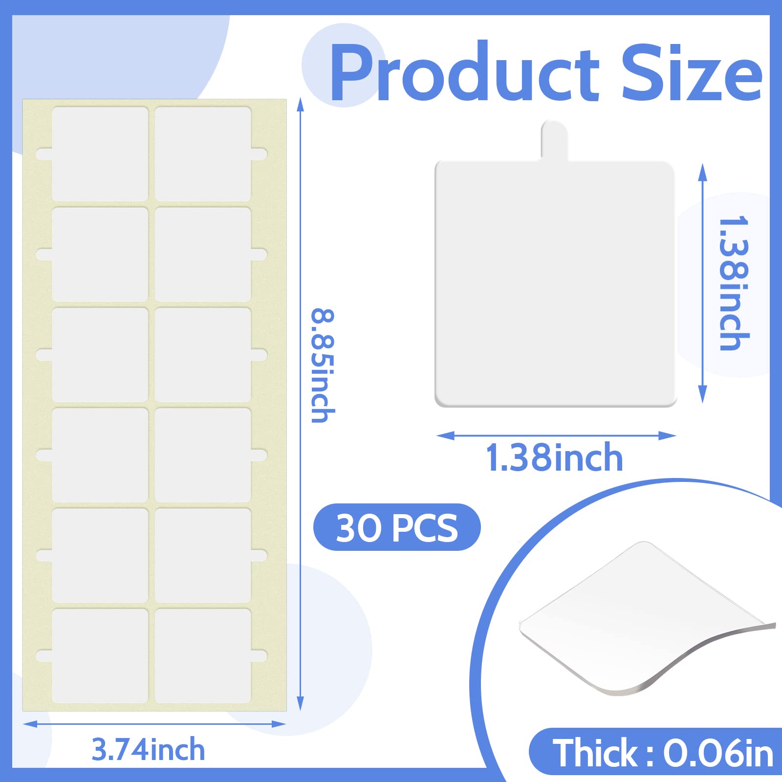 Snapklik.com : Epakh Square Double Sided Tape Sticker Acoustic Panel ...