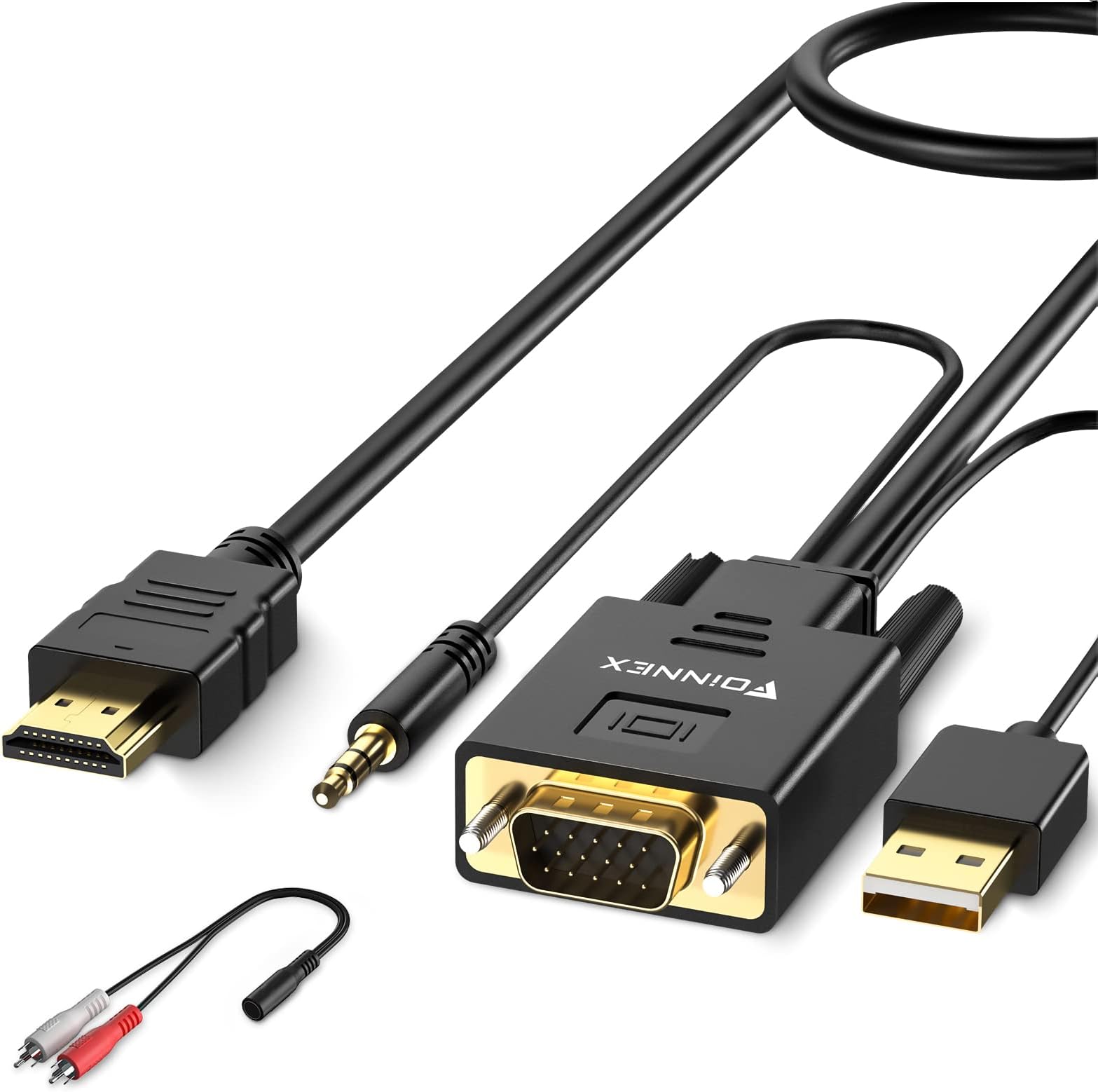 Jewan HDMI Splitter Adapter, HDMI Splitter, 1 auf 2 Wege HDMI Kabel ...