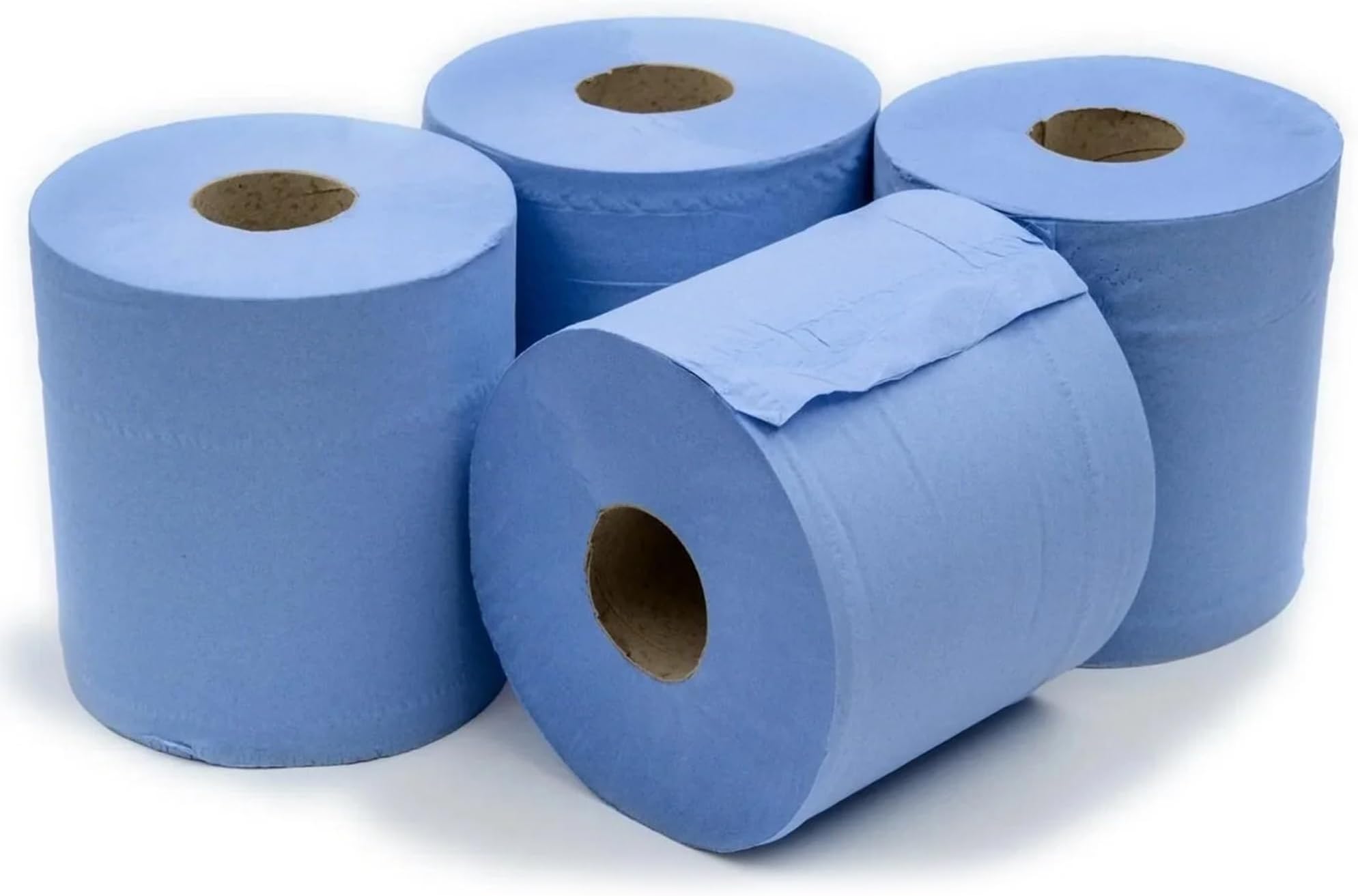 KARAN KING® 6 X Centre Feed Rolls Blue Tissue Paper Roll - Blue ...