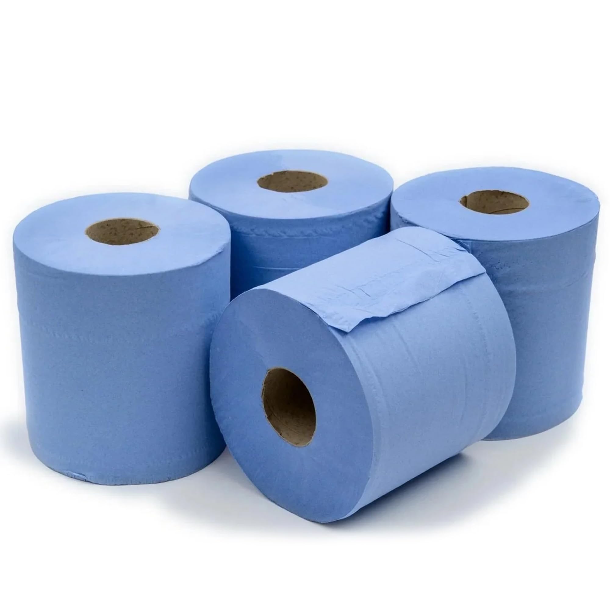 Wellpack Europe Blue Roll/Toilet Roll 2ply Centrefeed Tissue Paper ...