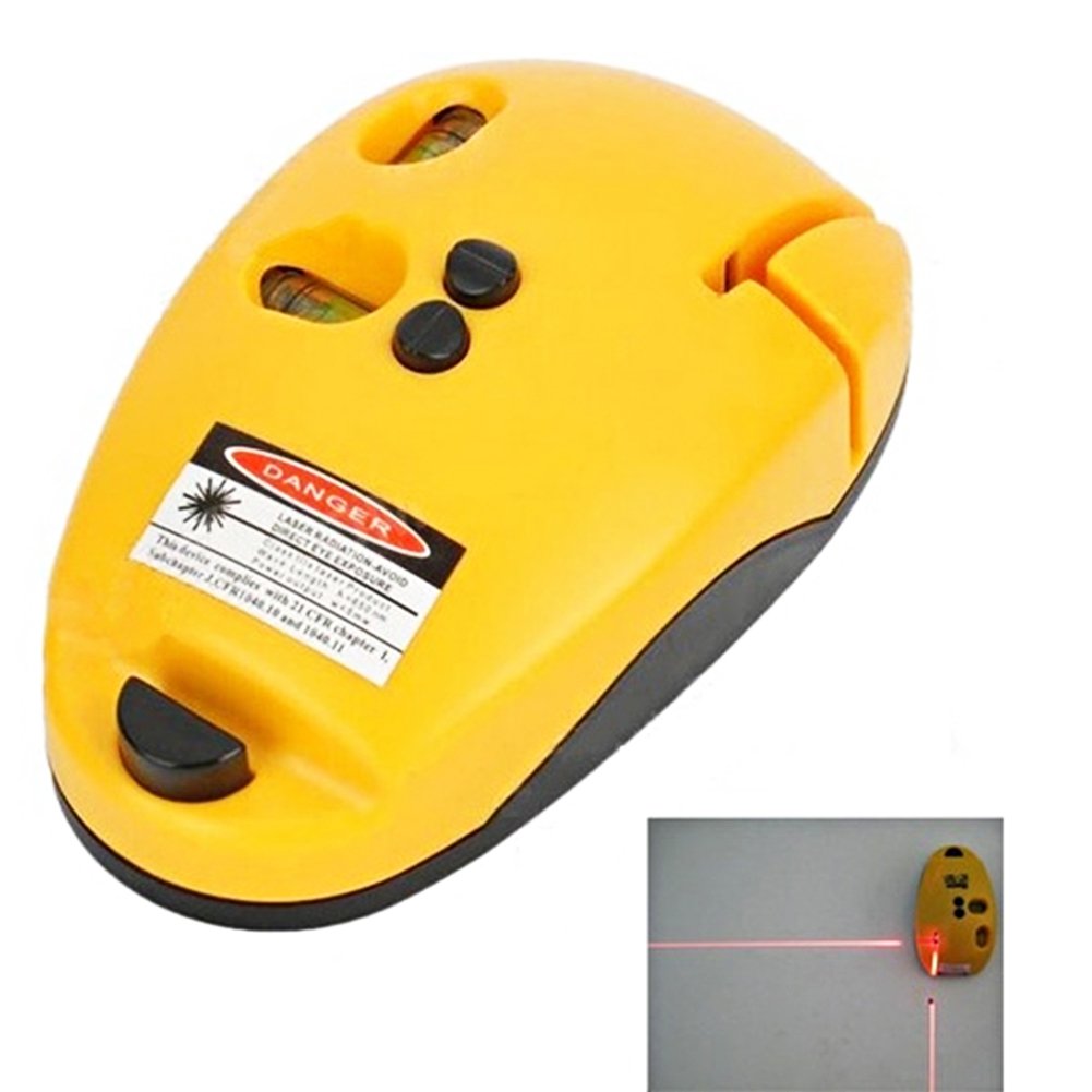 Buy 2- Line Infrared Laser Lever Meter Mouse Type 90 Degree Right-Angle ...