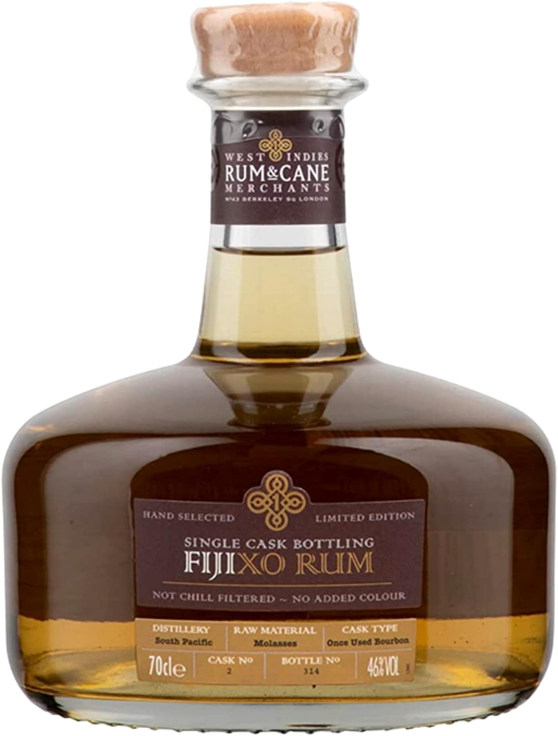 Fiji XO - Single Cask Rum from Rum & Cane Merchants : Amazon.co.uk: Grocery