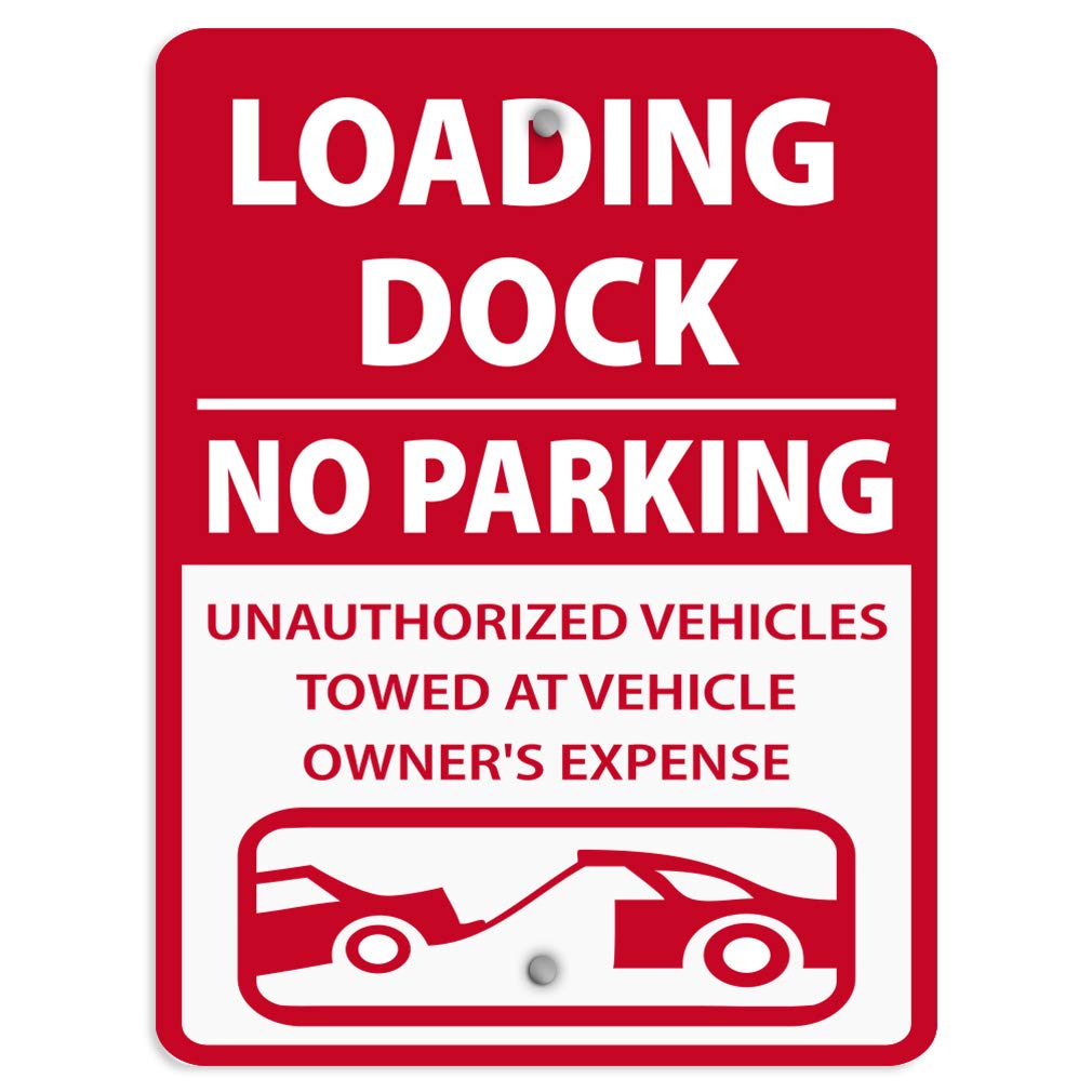 Buy Aluminum Weatherproof Metal Sign Multiple Sizes Loading Dock No ...