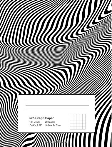 5X5 graph paper 100 sheets 200 pages: catman notebooks: 9781725549371 ...