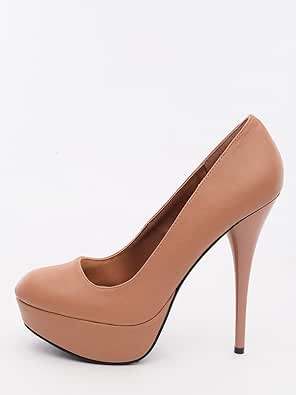 Amazon.com | Classic Platform Pumps Camel | Pumps